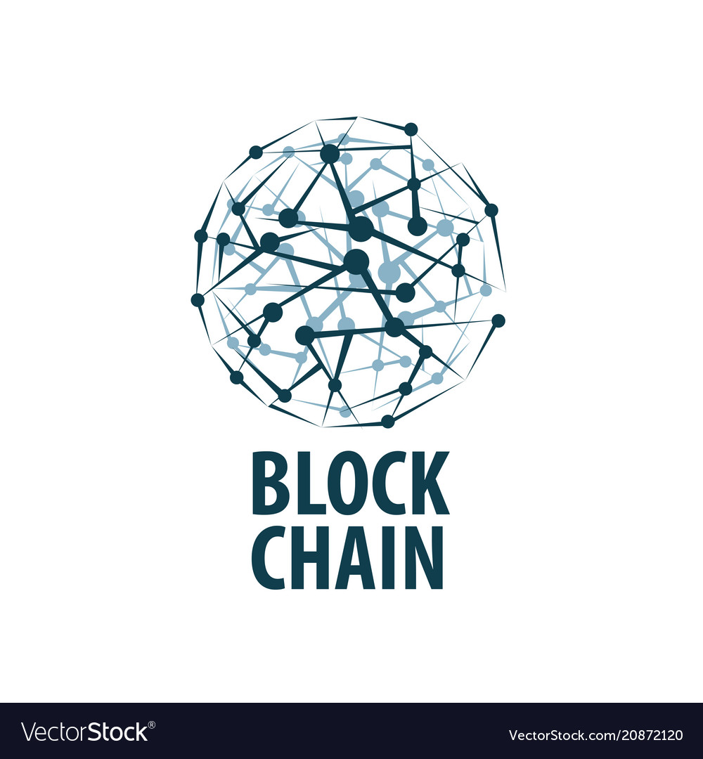Logo blockchain Royalty Free Vector Image - VectorStock