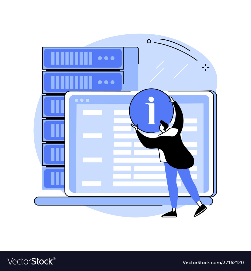 Management information system abstract concept Vector Image Management information system abstract concept Vector Image