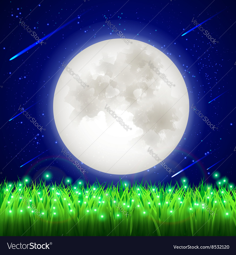 Moonlight Royalty Free Vector Image - VectorStock