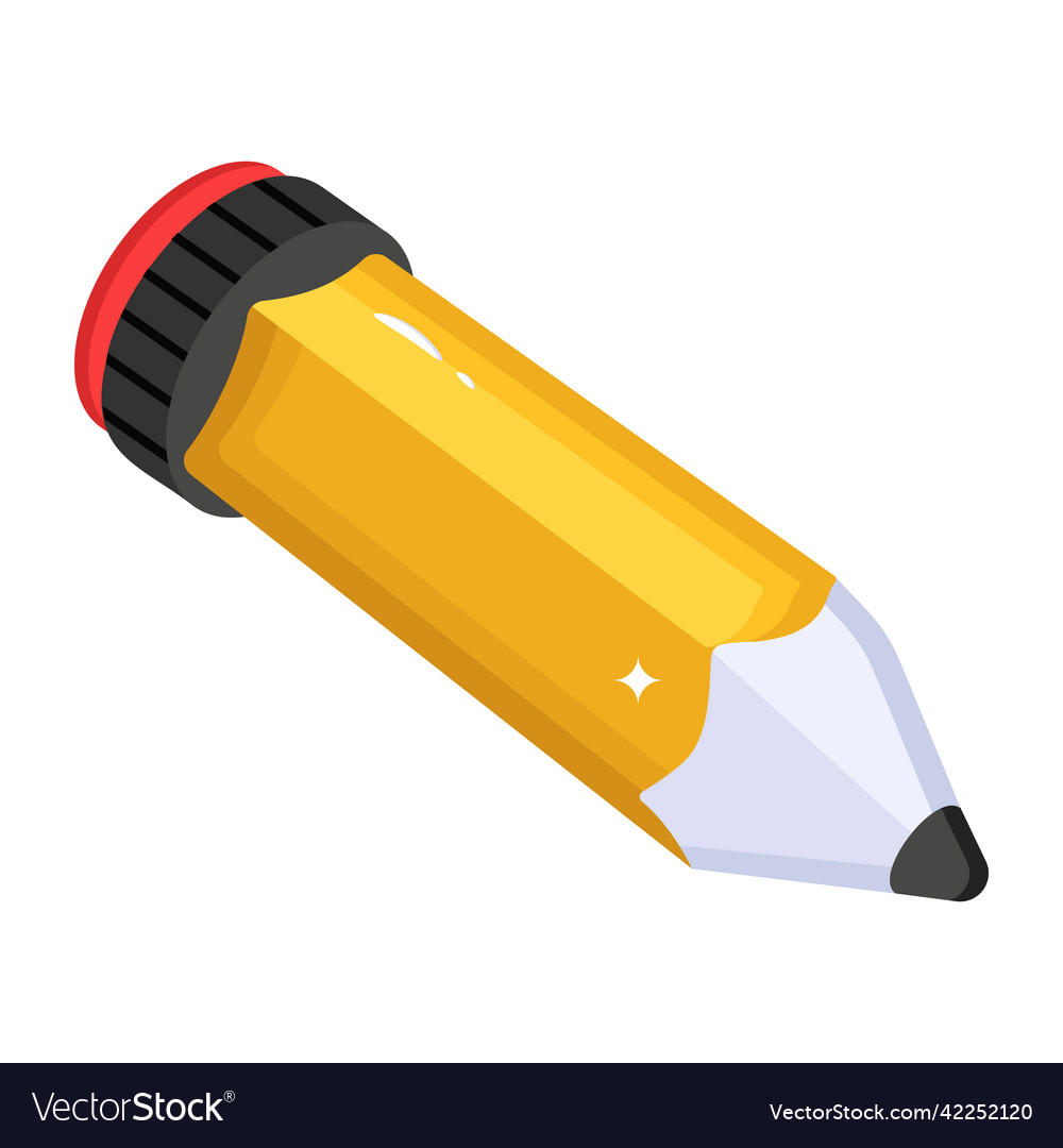 Pencil Royalty Free Vector Image - VectorStock