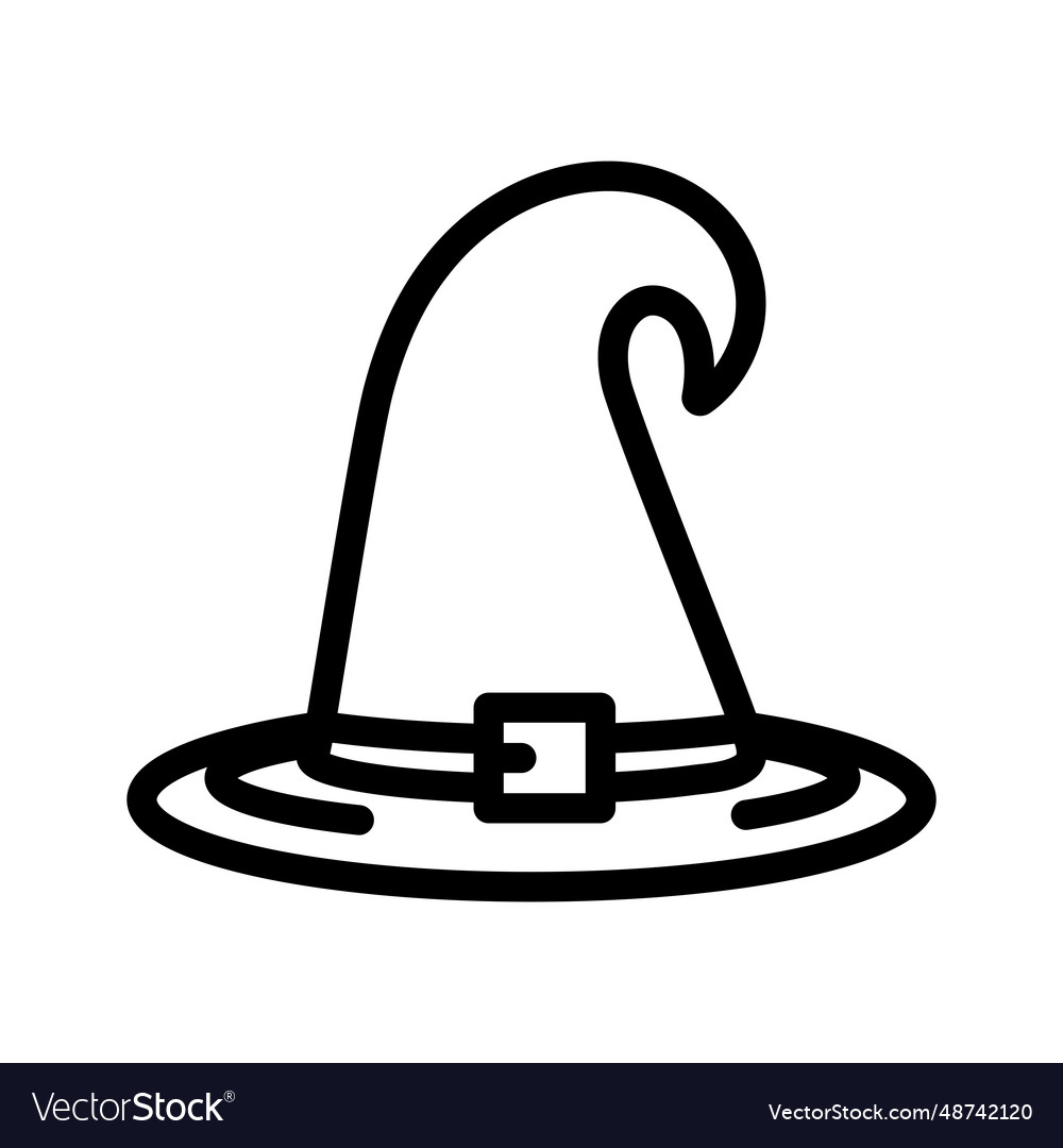 Witch hat icon Royalty Free Vector Image - VectorStock
