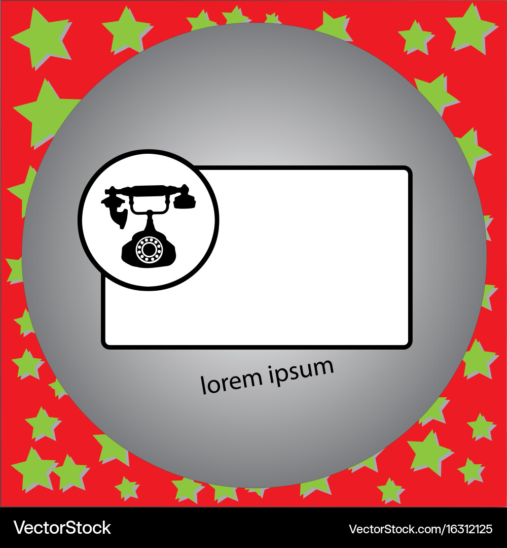 Call center information used for product label Vector Image