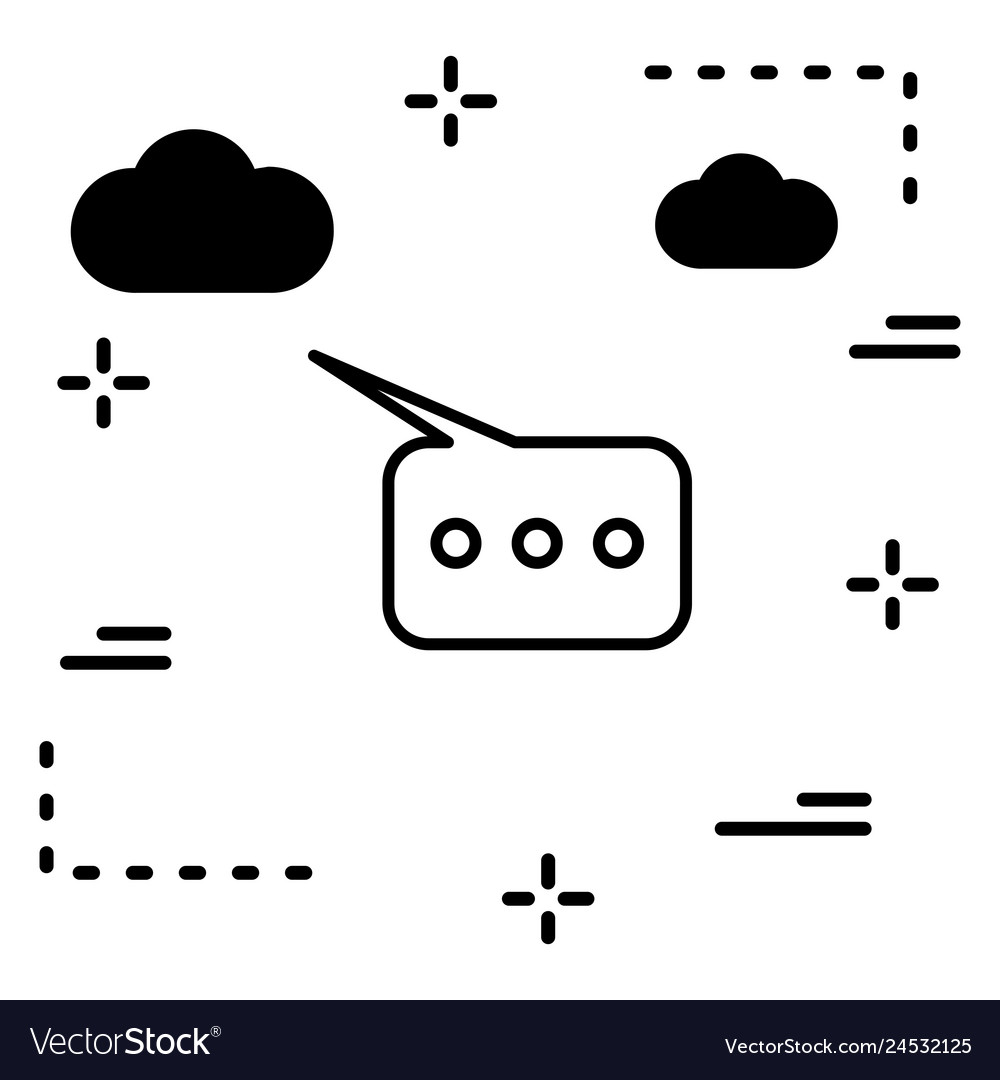 Chat icon Royalty Free Vector Image - VectorStock