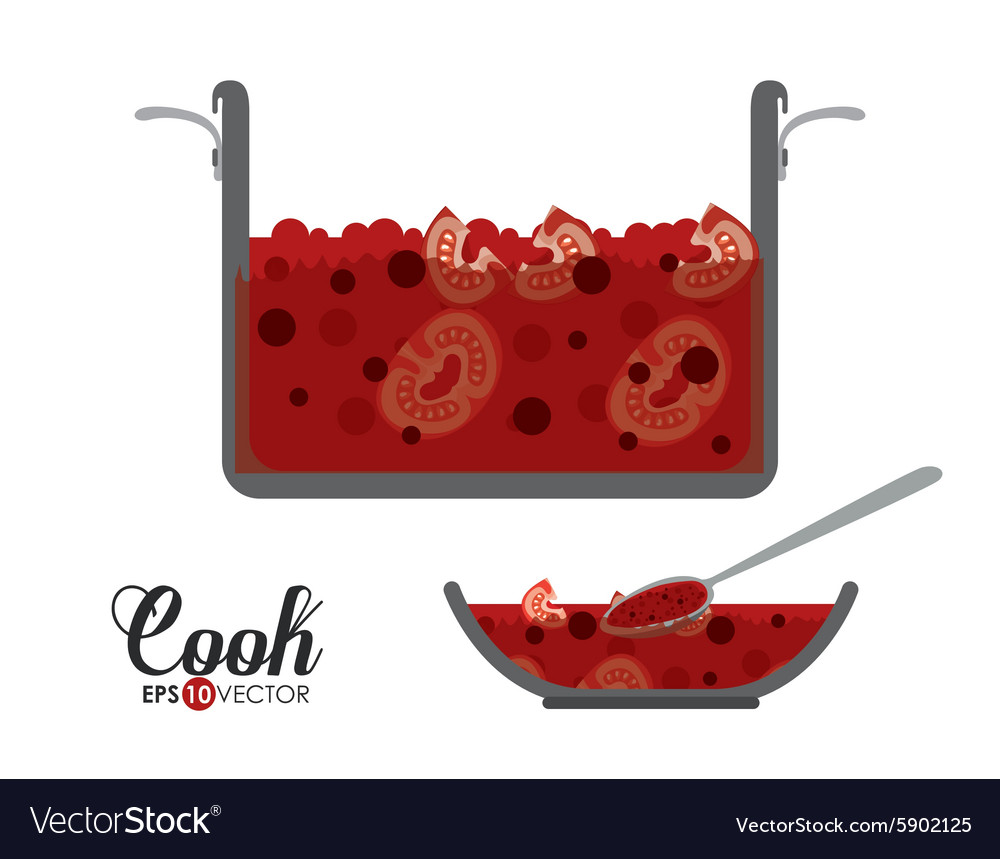 Cook design Royalty Free Vector Image - VectorStock