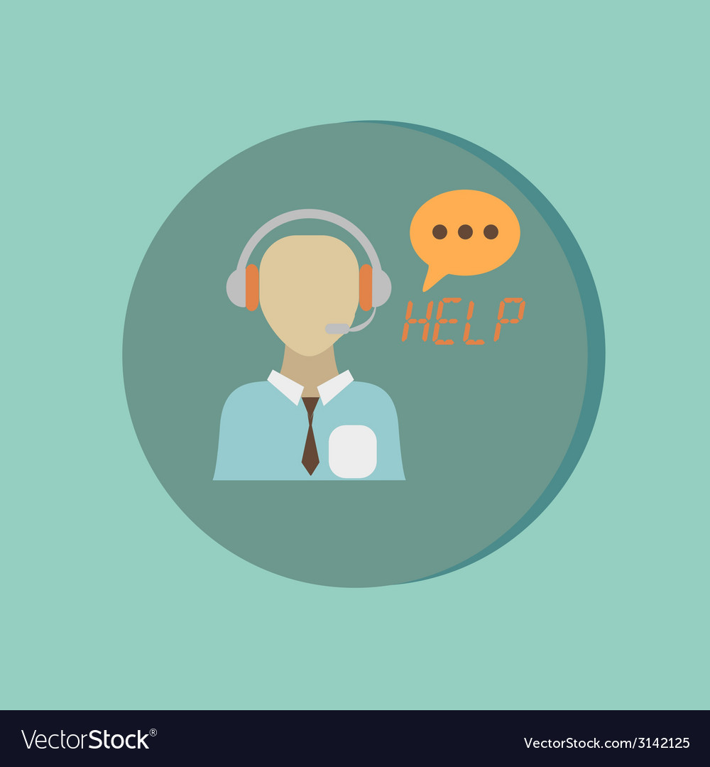 Customer support Royalty Free Vector Image - VectorStock