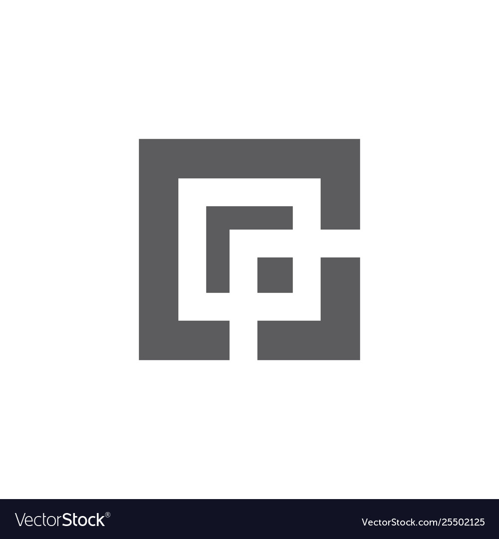 Square icon Royalty Free Vector Image - VectorStock