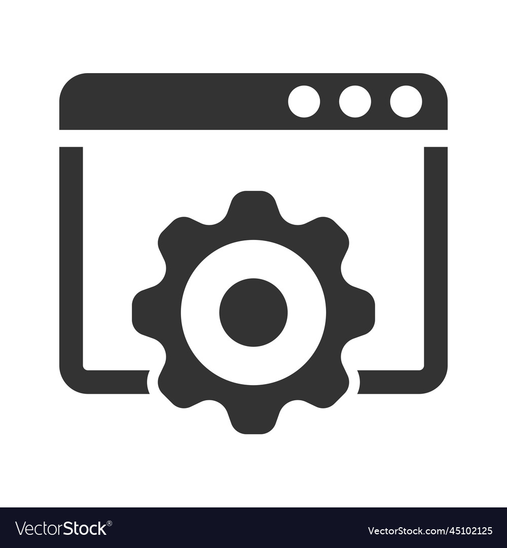 Web optimization icon Royalty Free Vector Image