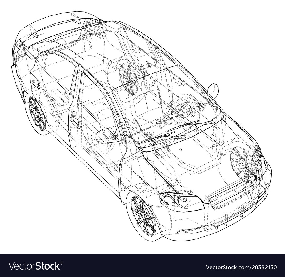 Concept car Royalty Free Vector Image - VectorStock
