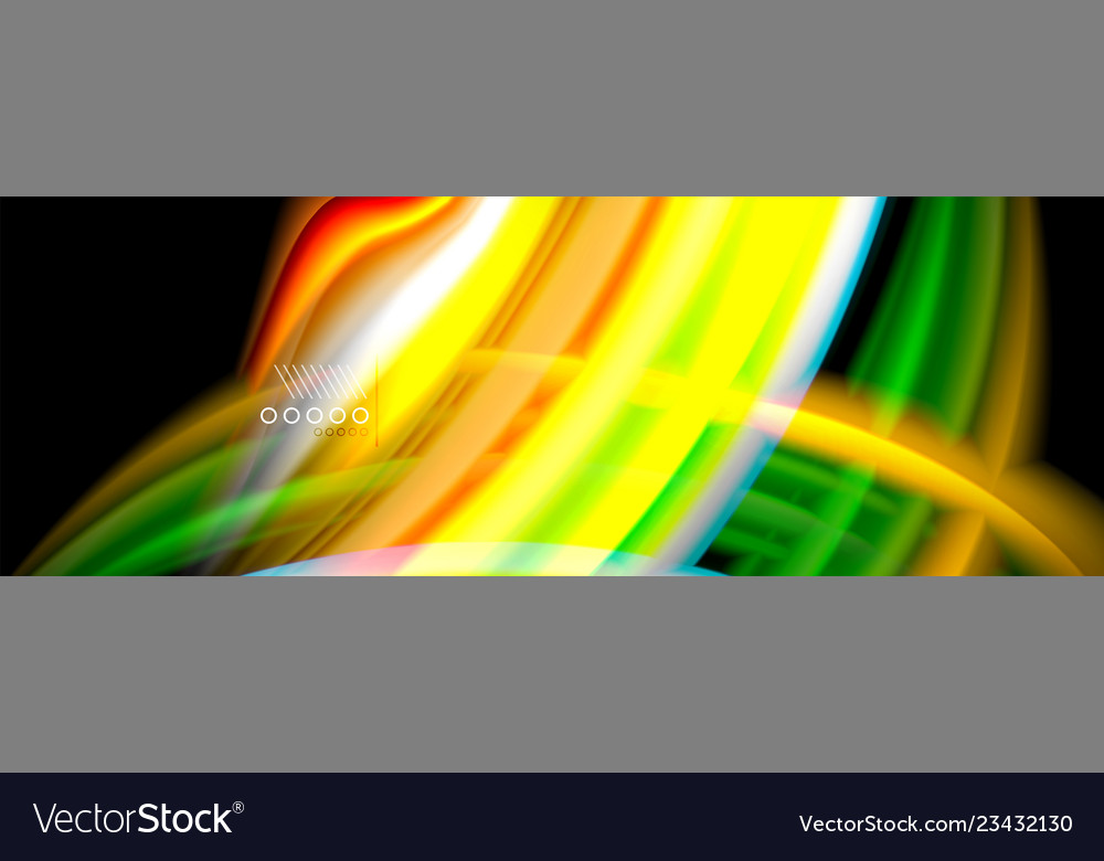Fluid liquid wave pattern Royalty Free Vector Image