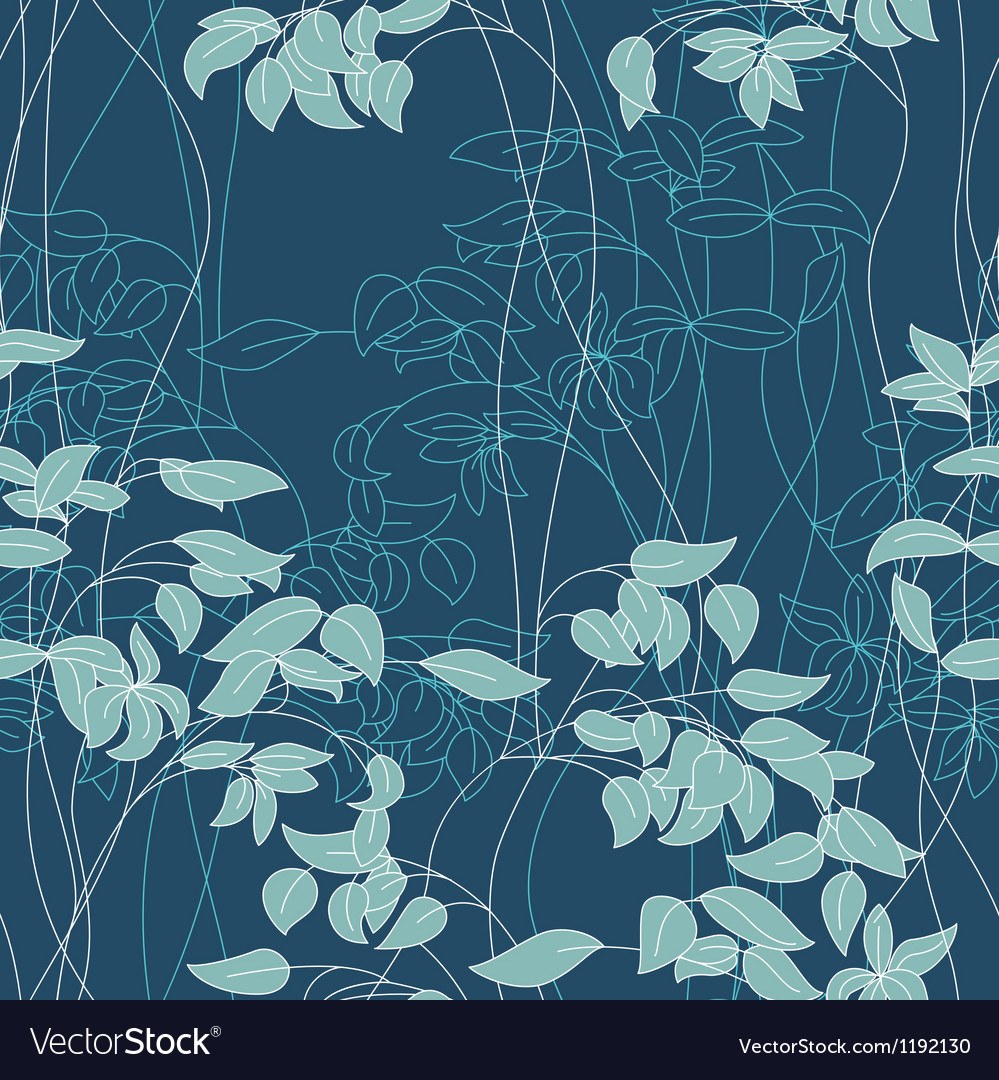 Foliage pattern Royalty Free Vector Image - VectorStock
