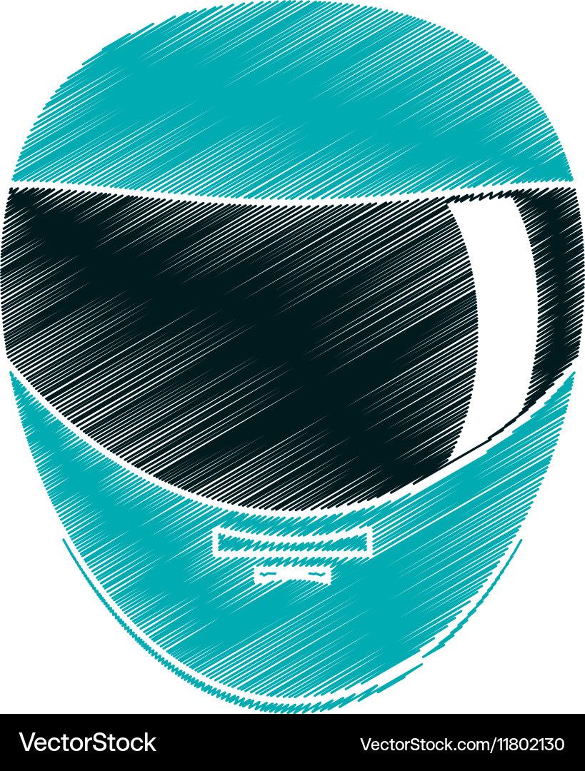 Isolated helmet of formula racing concept Vector Image