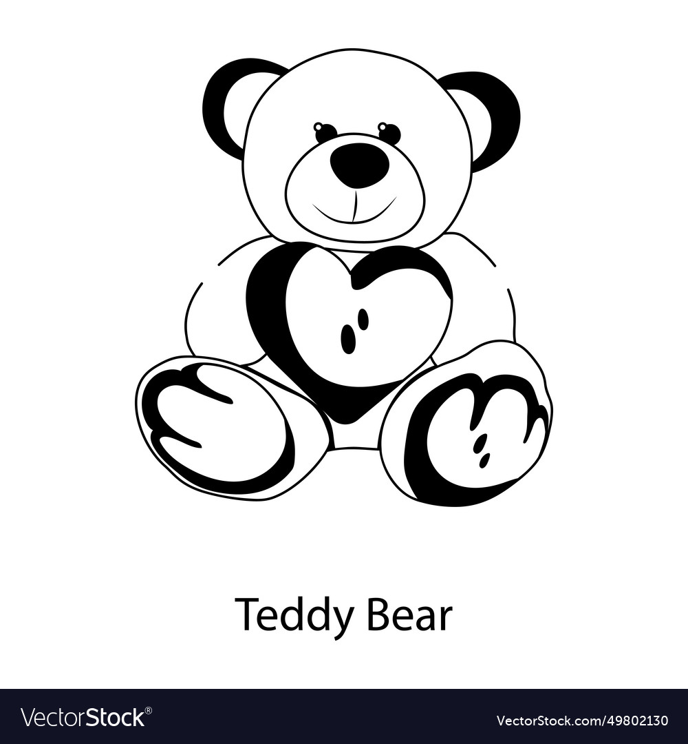 Teddy bear Royalty Free Vector Image - VectorStock