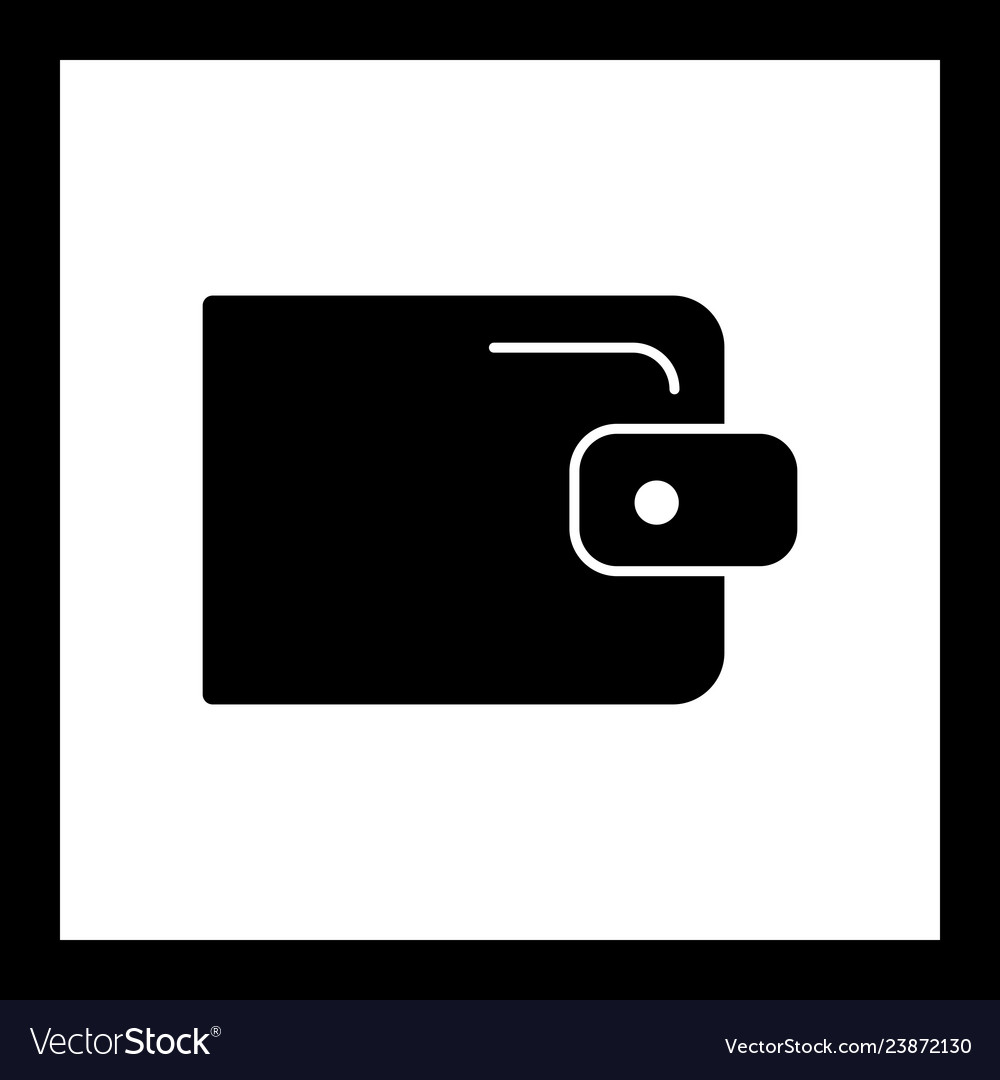 Wallet icon Royalty Free Vector Image - VectorStock