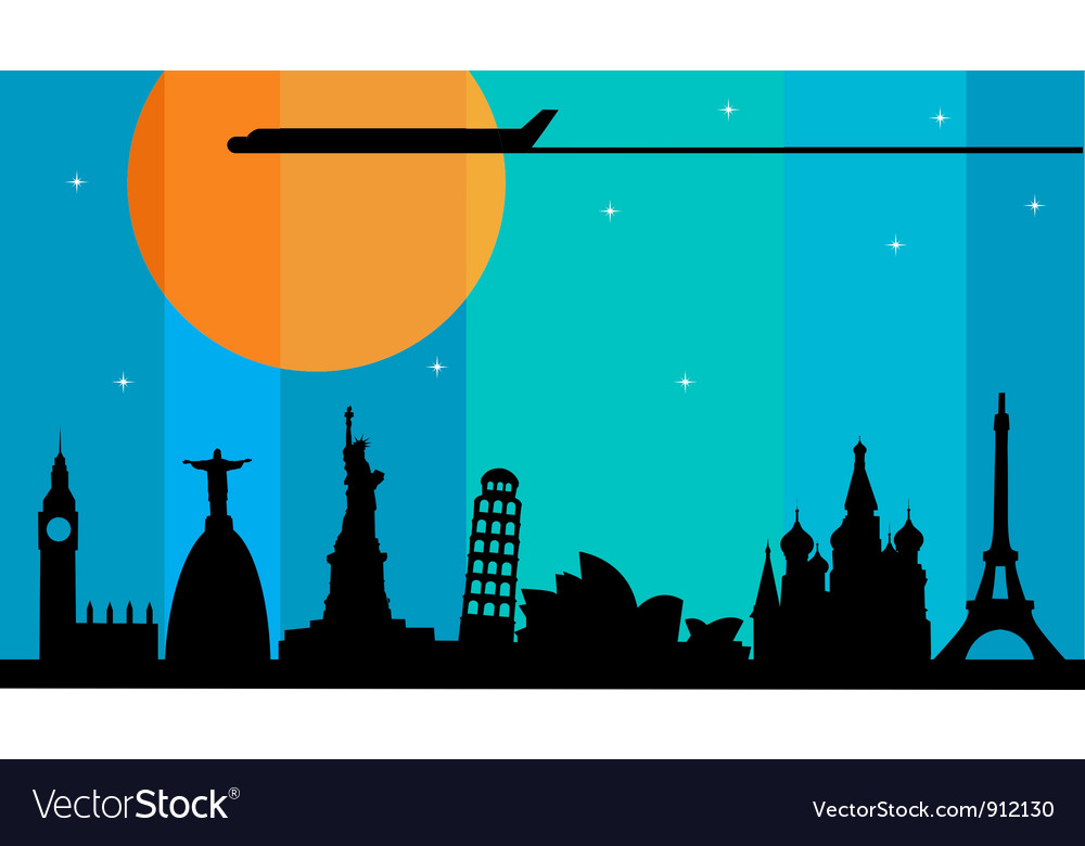 World cities Royalty Free Vector Image - VectorStock