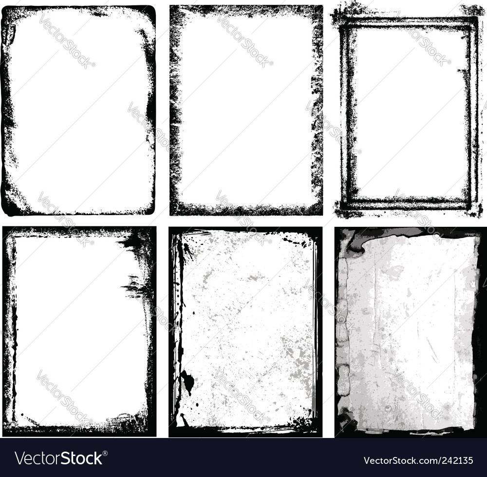 Frames and textures Royalty Free Vector Image - VectorStock