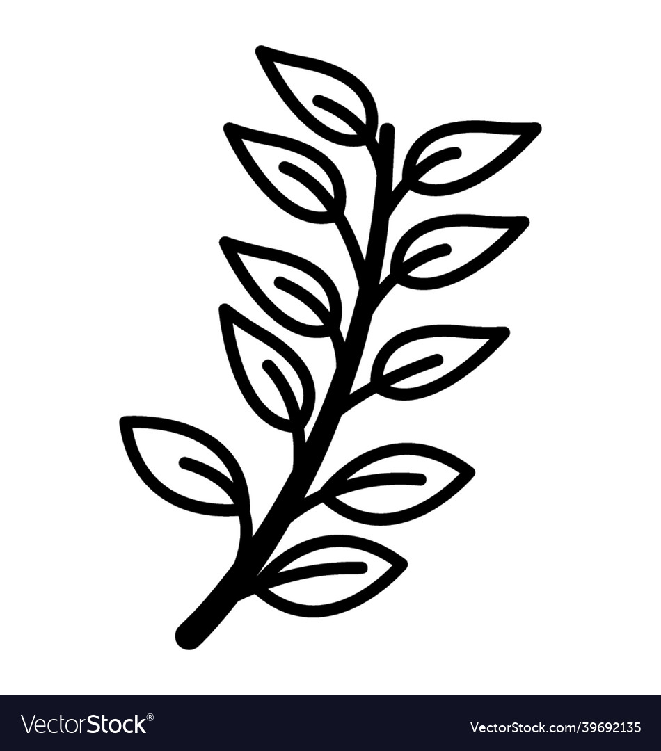 Greenery Royalty Free Vector Image - VectorStock