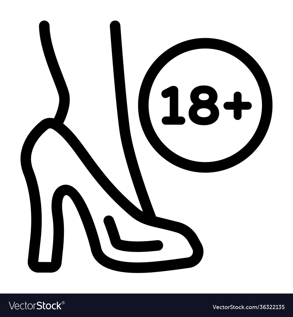 High heel Royalty Free Vector Image - VectorStock