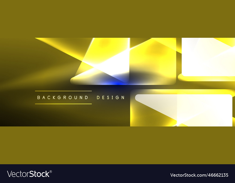 Neon lights hacking geometric background virtual Vector Image