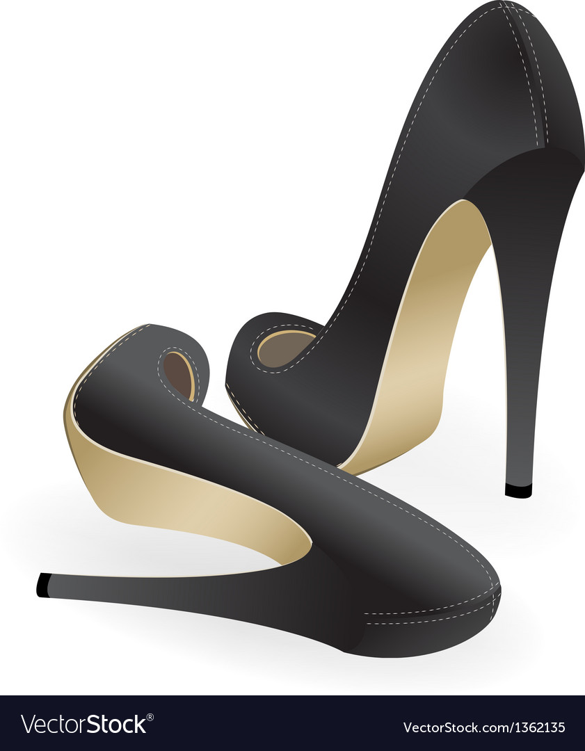 Pair shoes Royalty Free Vector Image - VectorStock