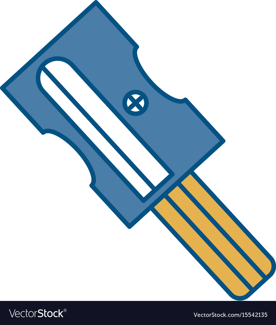Sharpener icon image Royalty Free Vector Image