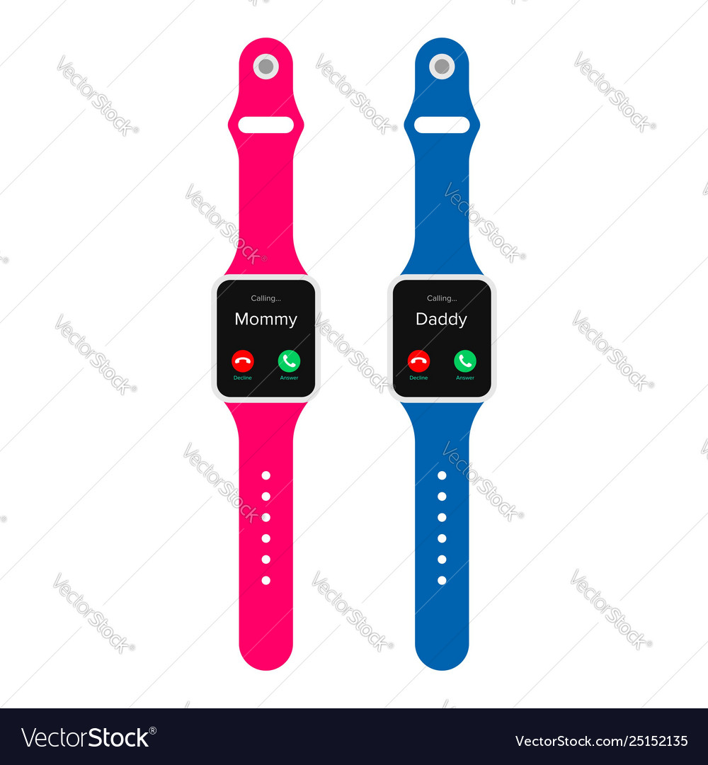 Smart watch Royalty Free Vector Image - VectorStock