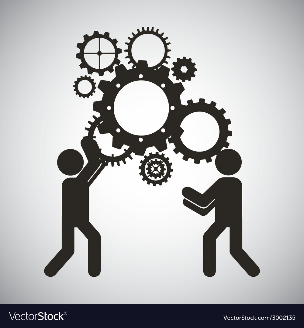 Teamwork design Royalty Free Vector Image - VectorStock