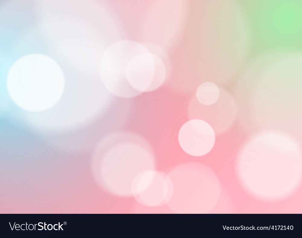 Abstract bokeh light background Royalty Free Vector Image