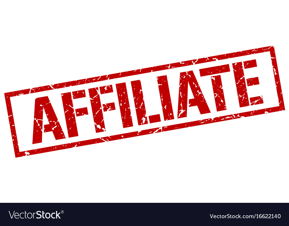Affiliate stamp Royalty Free Vector Image - VectorStock
