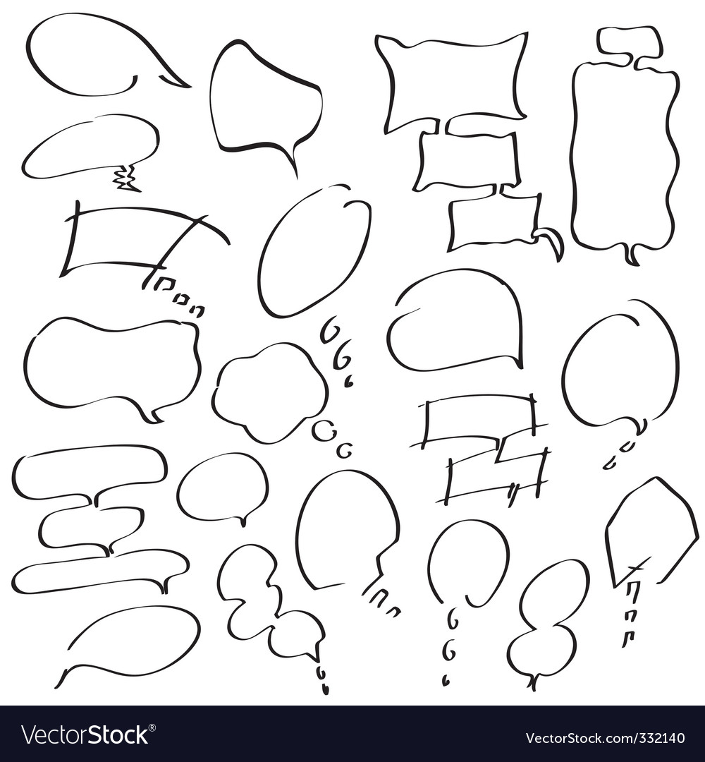 Bubble set Royalty Free Vector Image - VectorStock