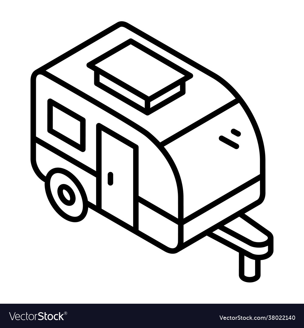 Caravan Royalty Free Vector Image - VectorStock