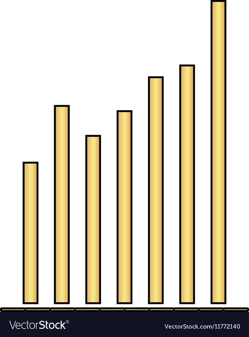 Chart computer symbol Royalty Free Vector Image