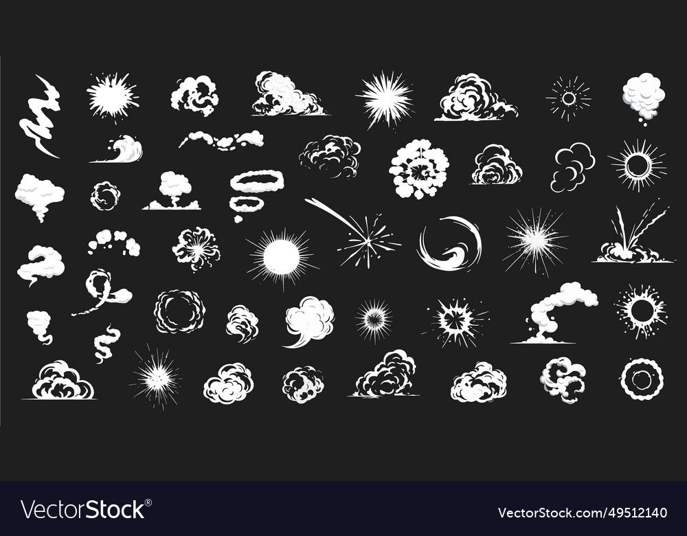 Explosion burst fire effect of exploded dynamite Vector Image