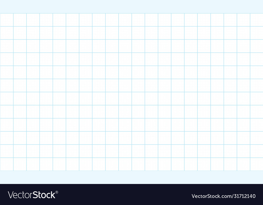 Graph grid paper background Royalty Free Vector Image