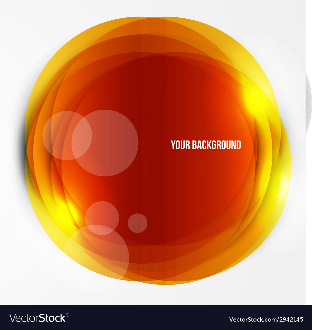 Abstract circles template object web Royalty Free Vector