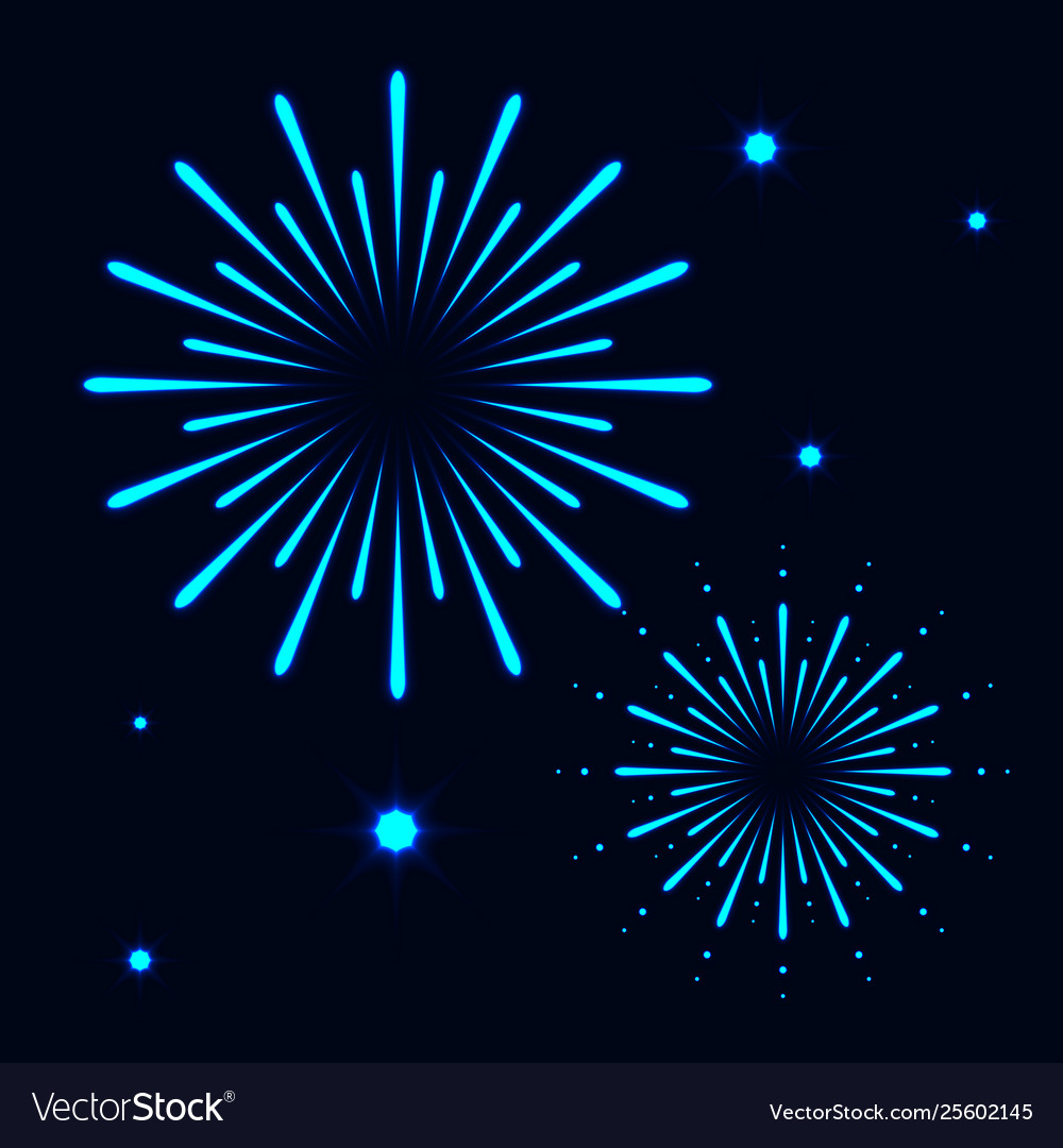 Colorful firework abstract background Royalty Free Vector