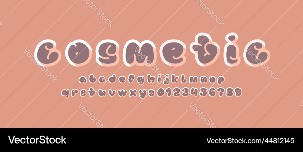 Comic font alphabet in the cartoon style Vector Image