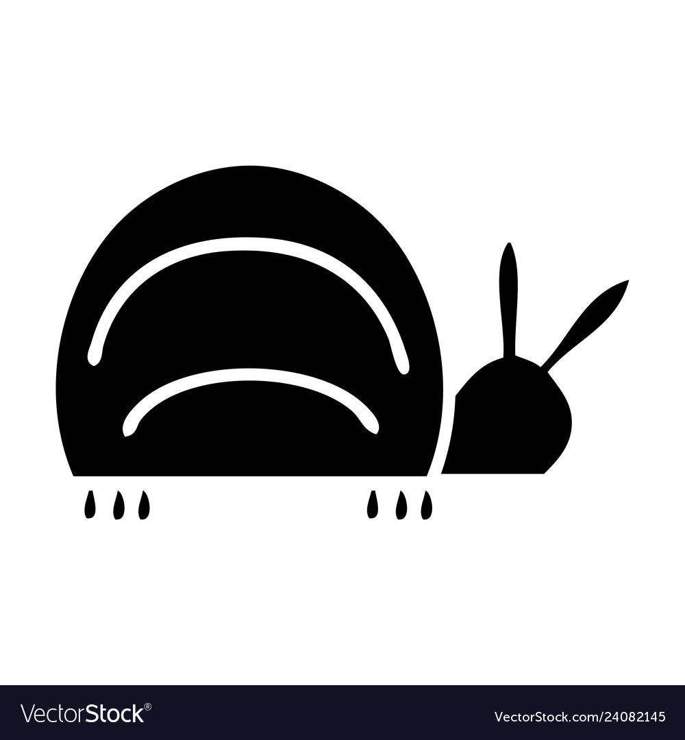 Flat symbol green bug Royalty Free Vector Image
