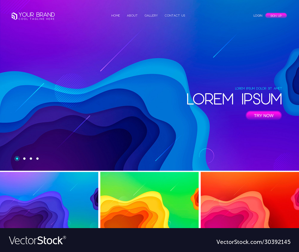 Fluid liquid abstract background Royalty Free Vector Image