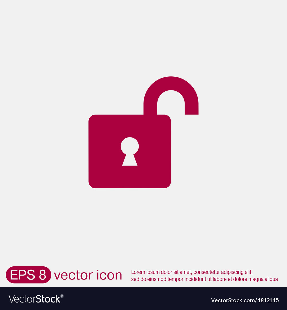 Padlock Royalty Free Vector Image - VectorStock