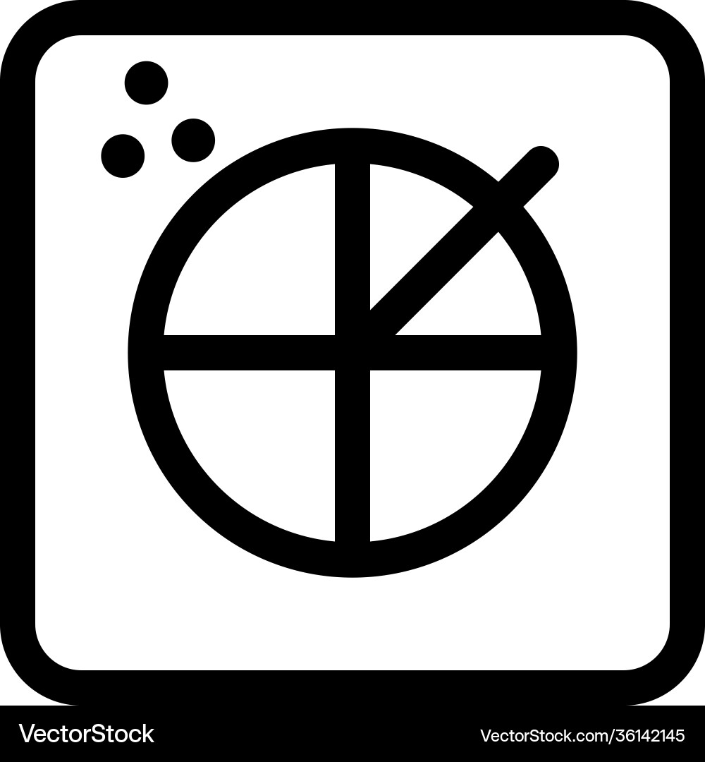 Radar icon or logo isolated sign symbol Royalty Free Vector