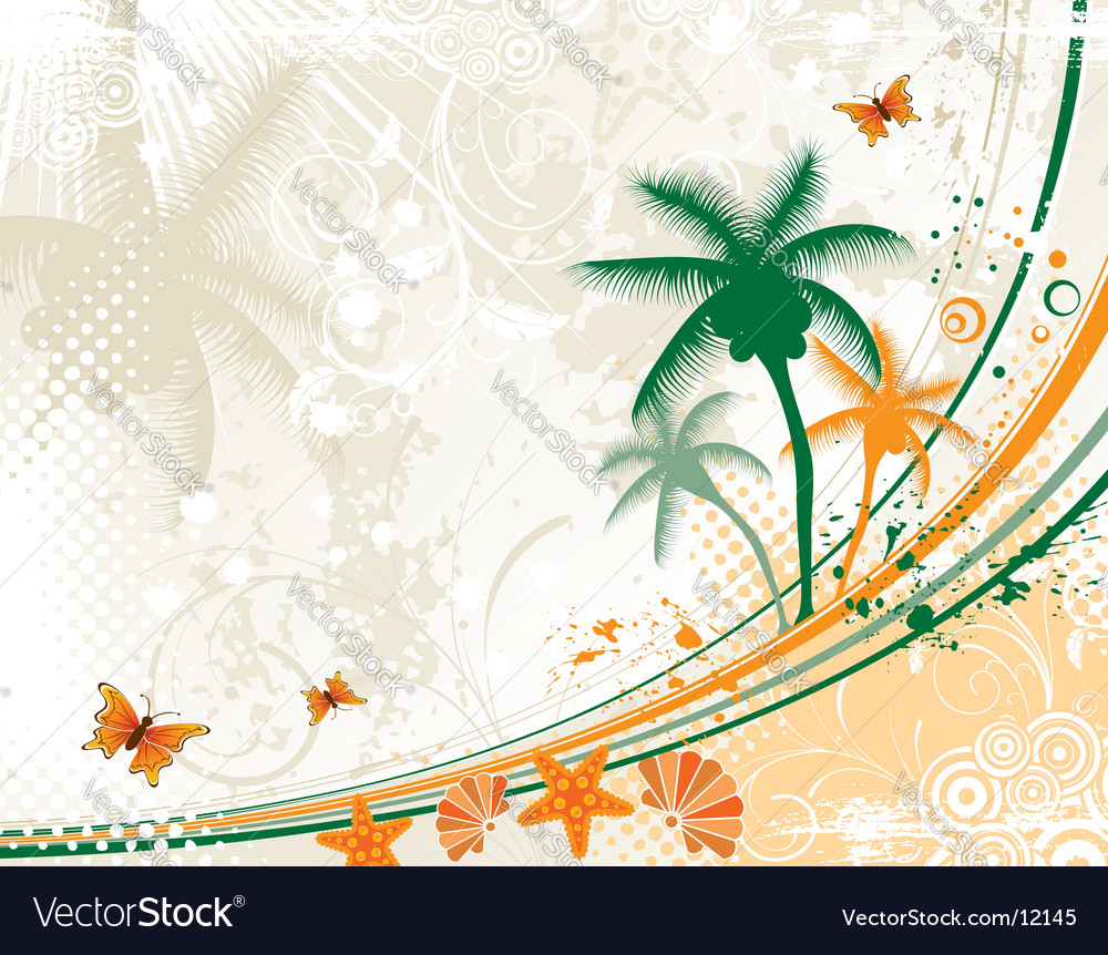 Summer background Royalty Free Vector Image - VectorStock