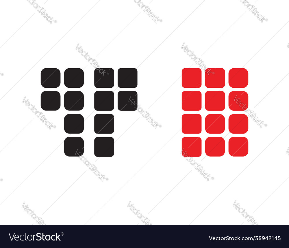 Two dot icons Royalty Free Vector Image - VectorStock