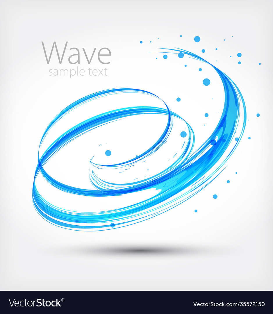 Abstract wave Royalty Free Vector Image - VectorStock