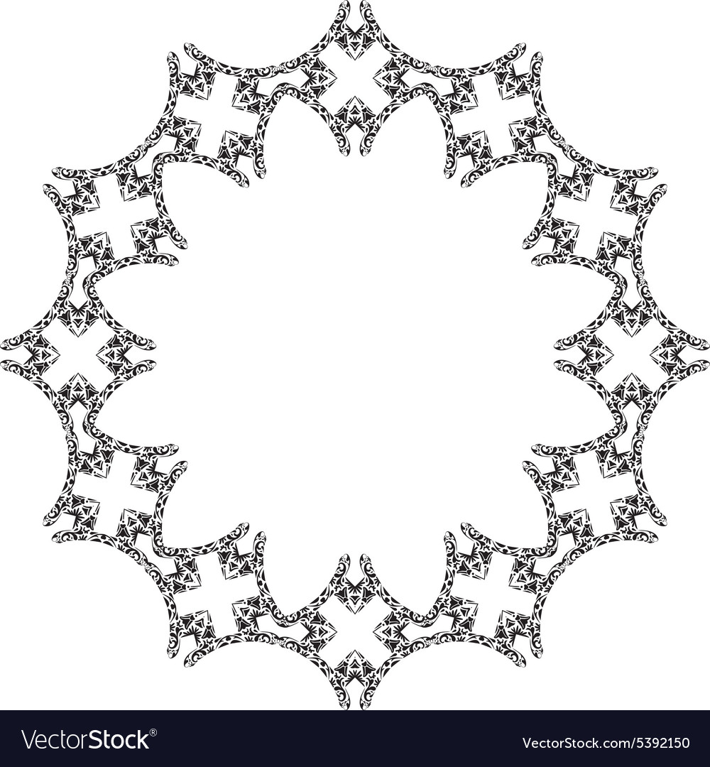 Decorative circle Royalty Free Vector Image - VectorStock