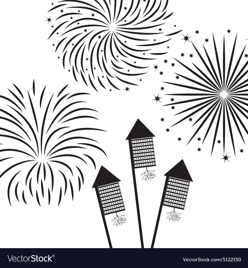 Firework design Royalty Free Vector Image - VectorStock