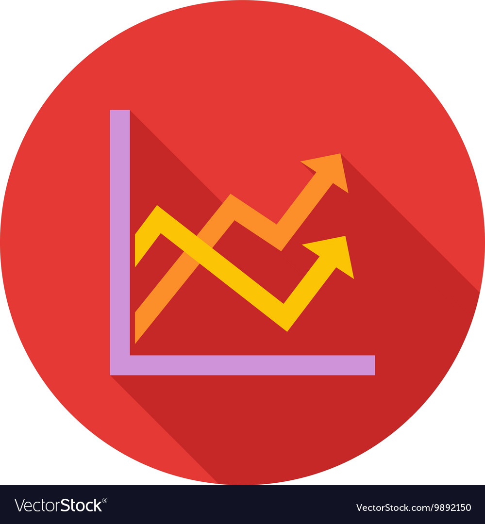 Multiple line graph Royalty Free Vector Image - VectorStock