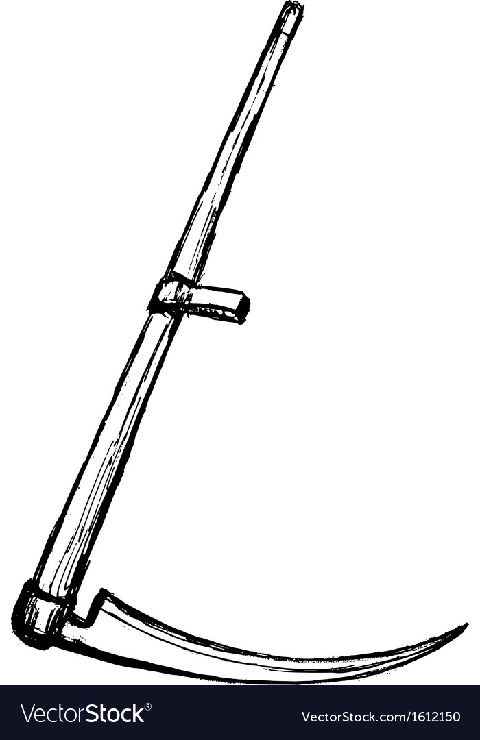 Scythe Royalty Free Vector Image - VectorStock