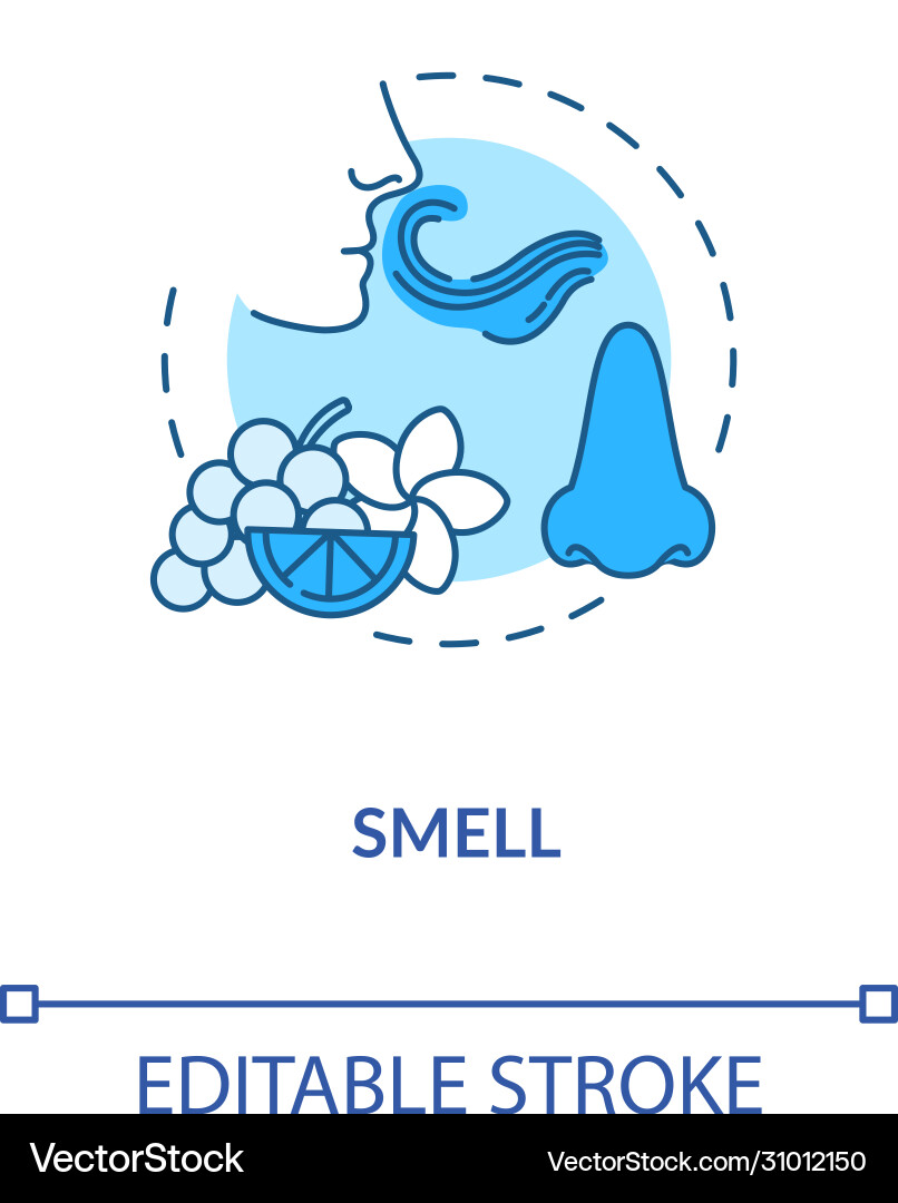 Smell concept icon sommelier advice winetasting Vector Image