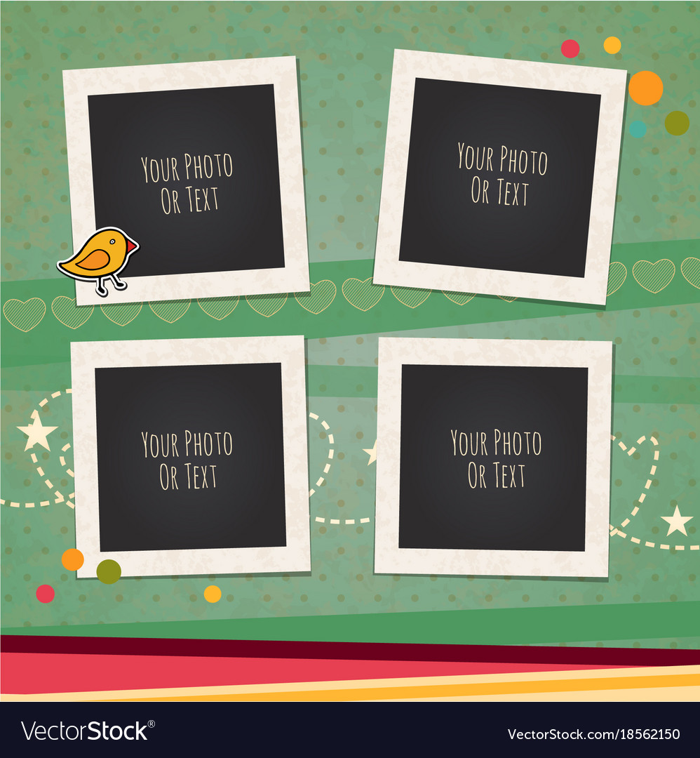 Template frame Royalty Free Vector Image - VectorStock
