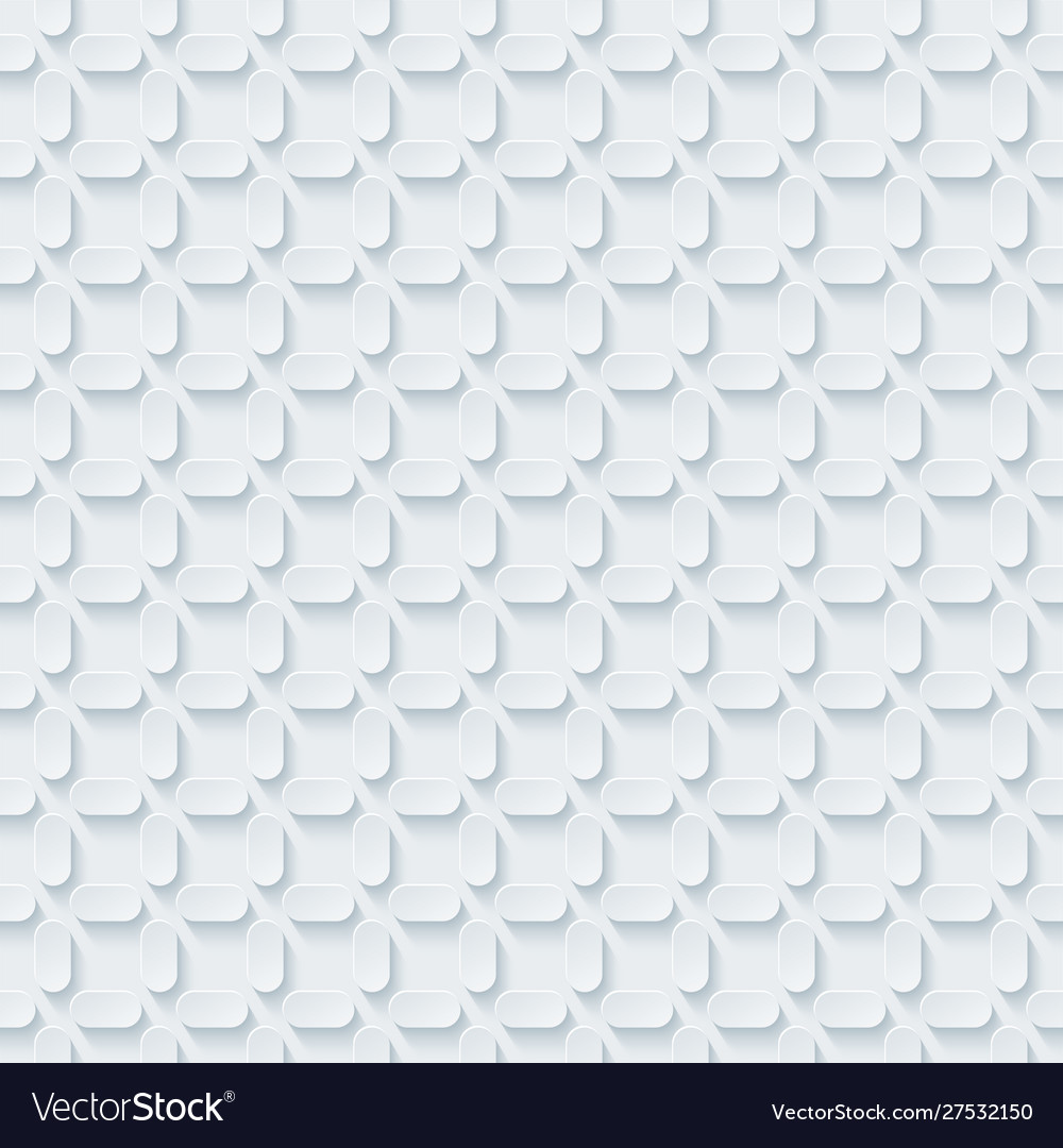 White embossed paper seamless pattern Royalty Free Vector